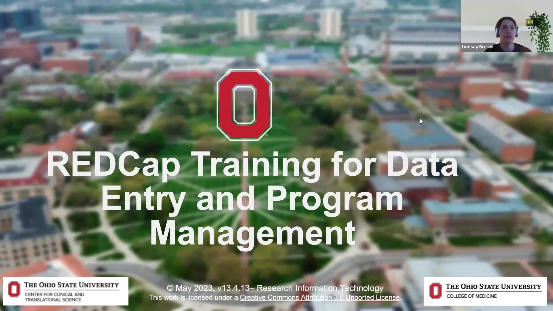REDCap for Data Entry & Project Management Training (11/29/2023)