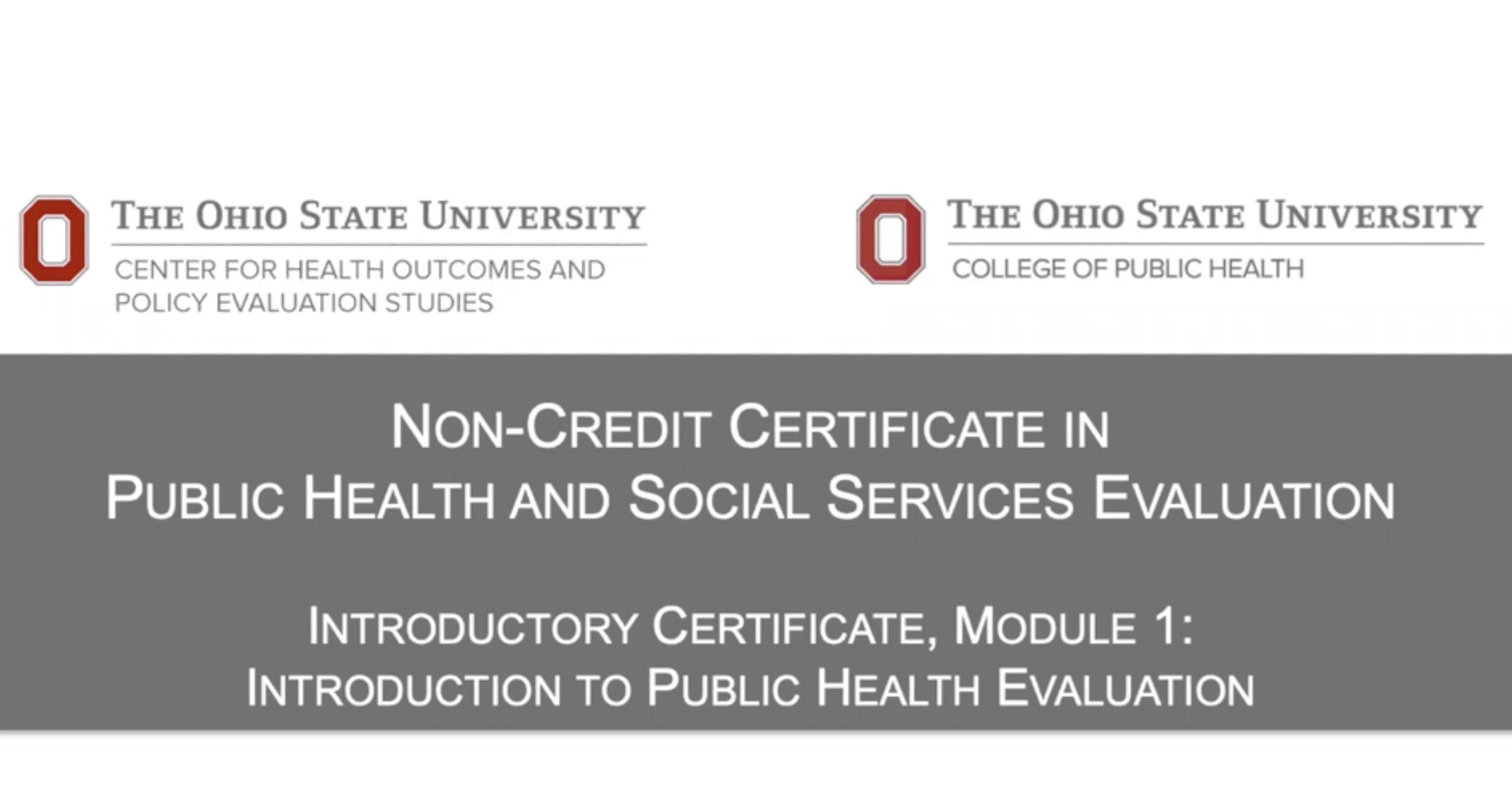 Module 1: Introduction