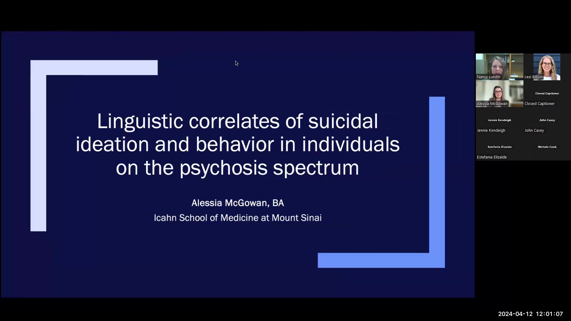 Linguistic Correlates of Suicidal Ideation and Behavior in Individuals ...