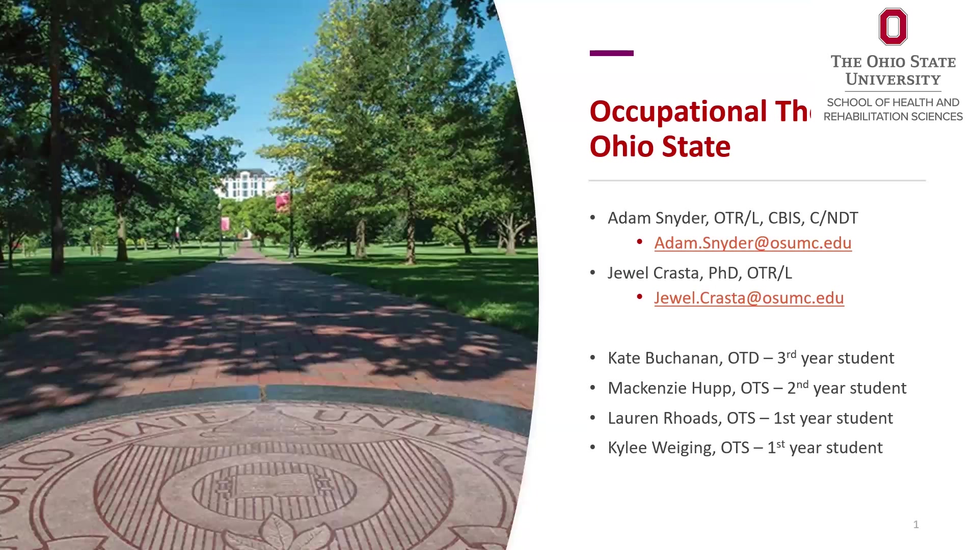 OTD Information Session 4-19-24