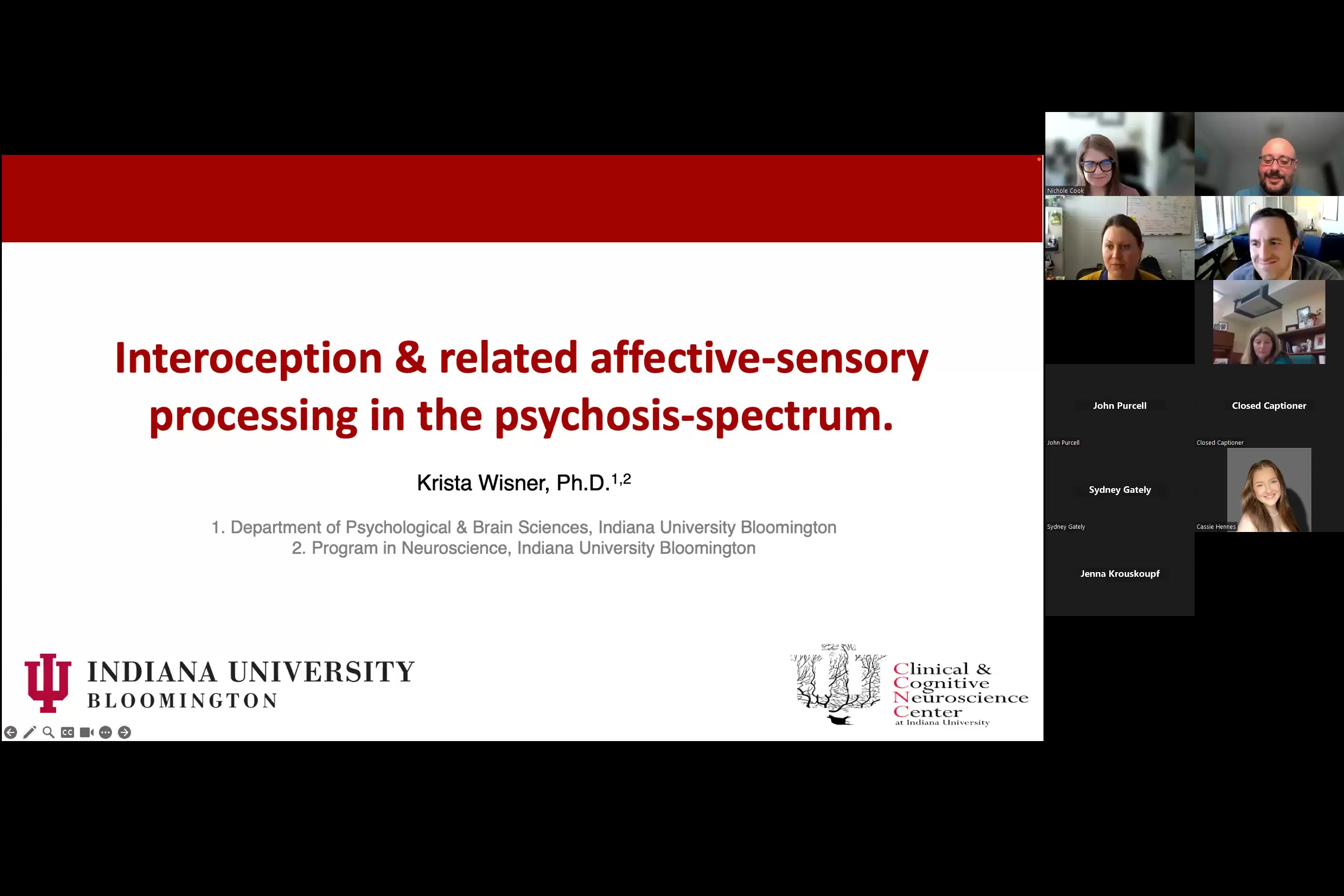 Interoception and Related Affective-Sensory Processing in the Psychosis ...