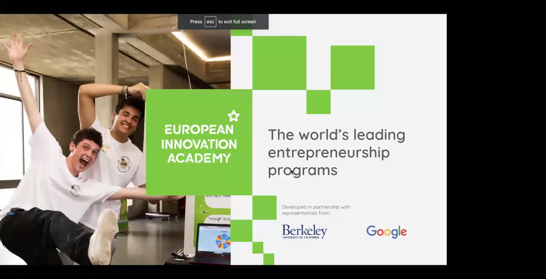 European Innovation Academy
