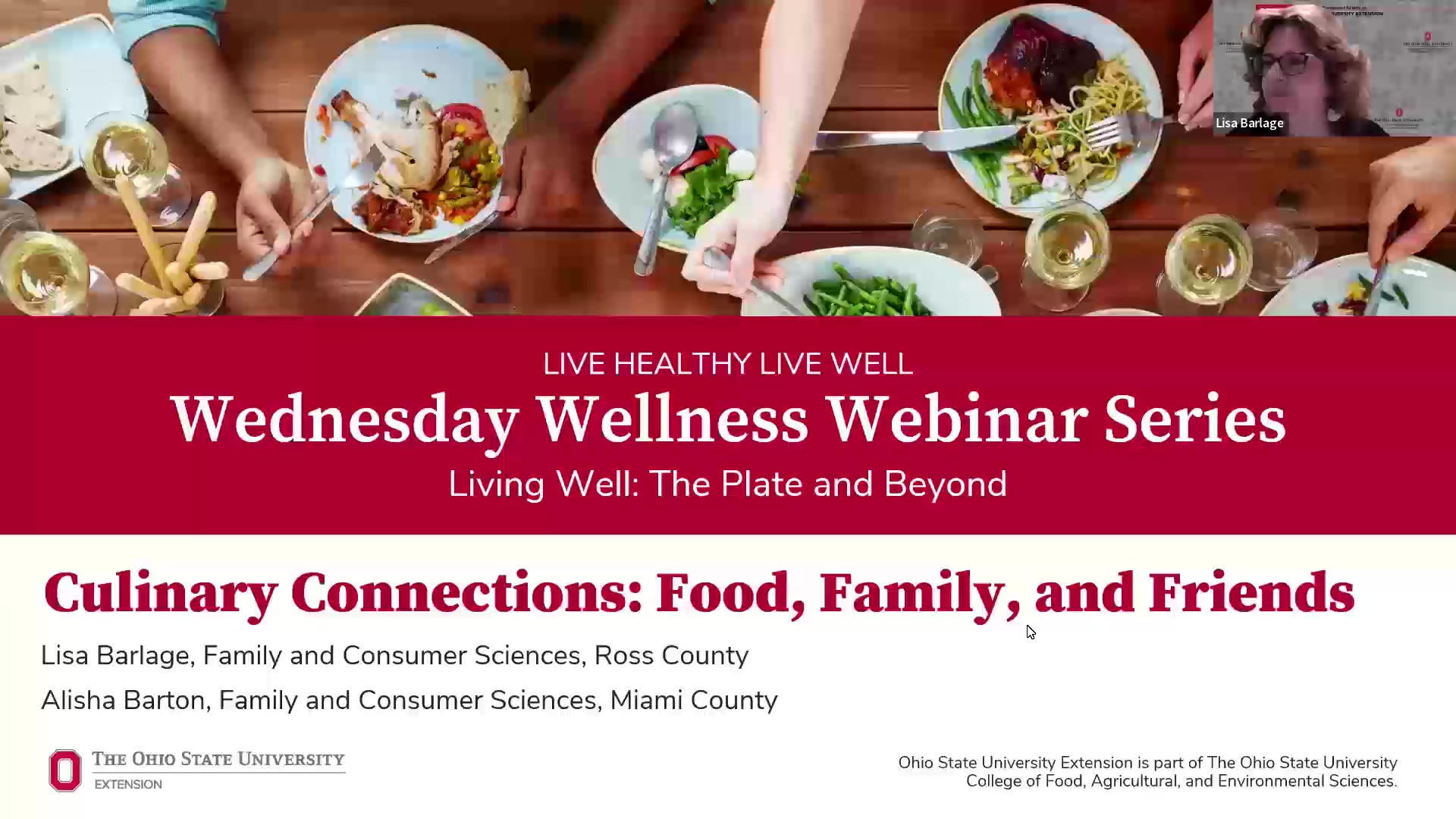 Culinary Connections: Food, Family and Friends