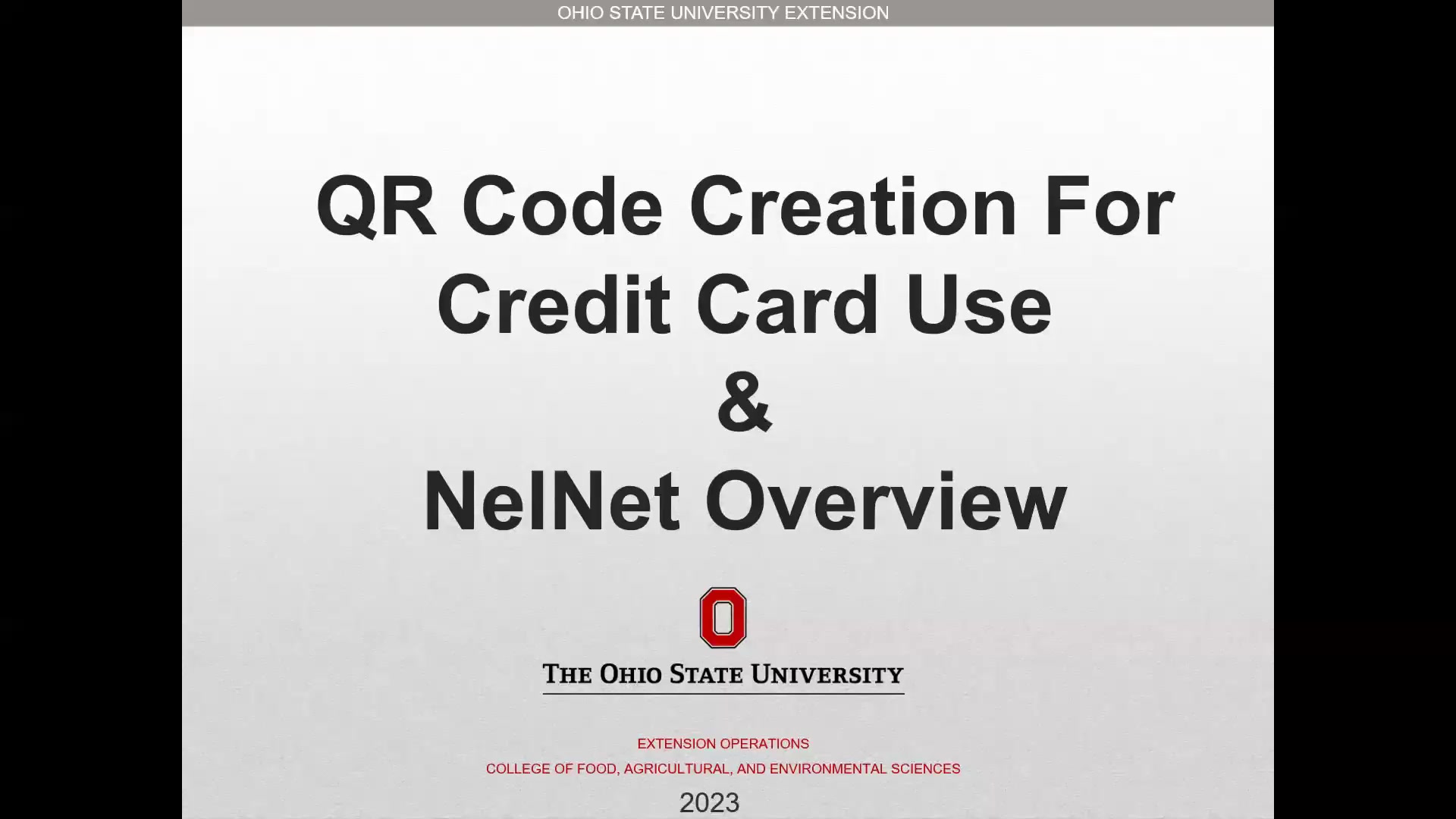 NelNet & QR Code Overview