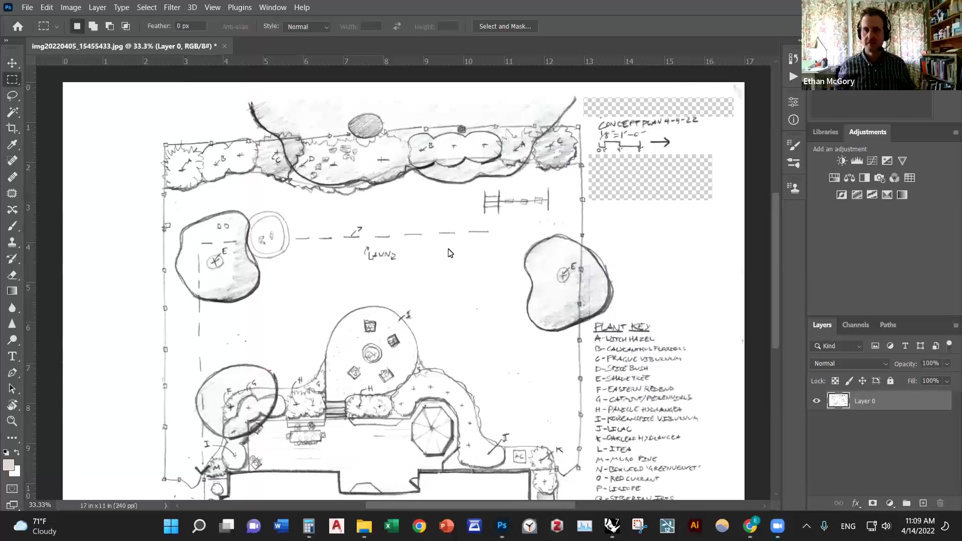 Making Materials and Planting Plans With Rhino