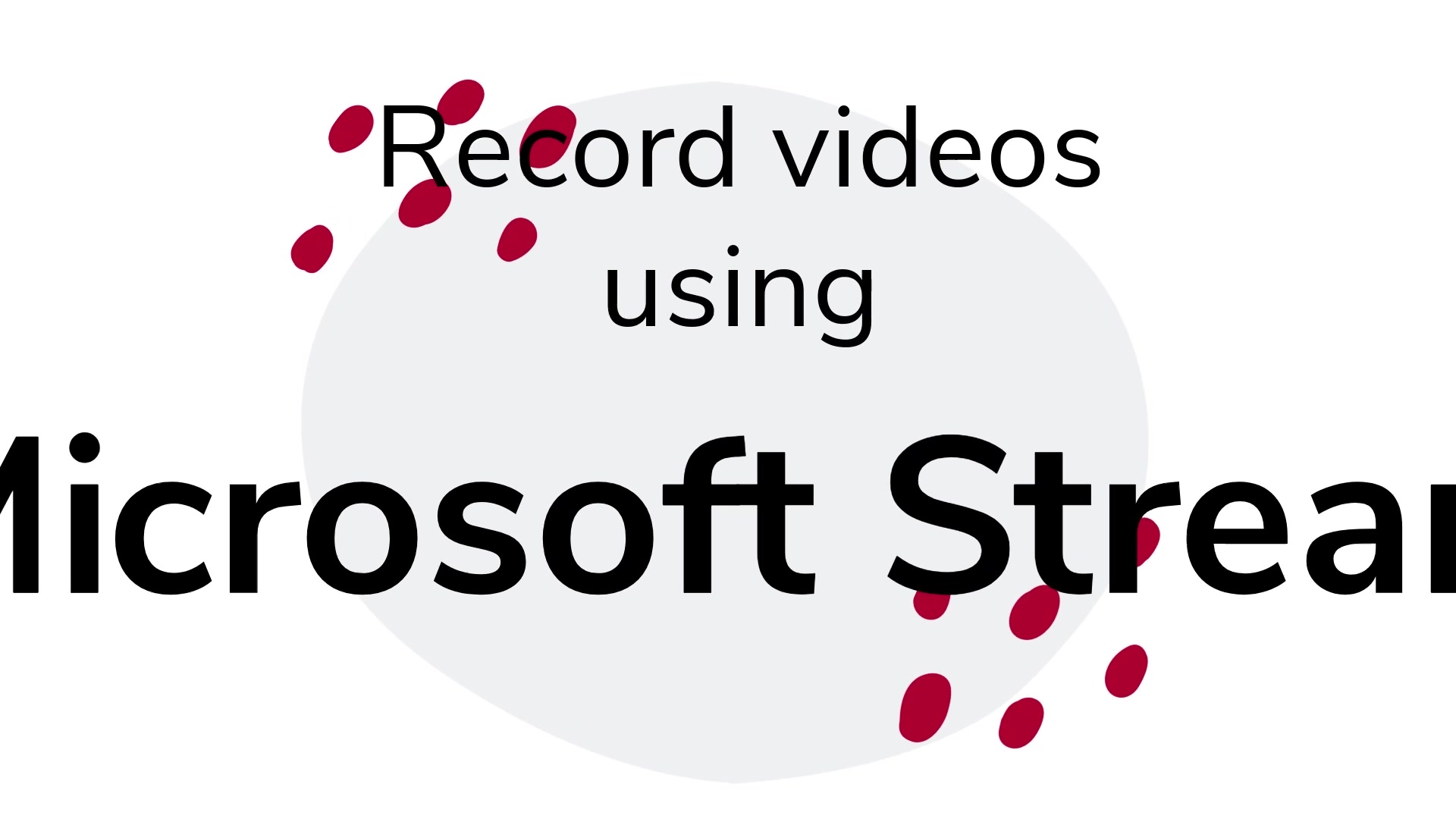 Basic Features of Recording in Microsoft Stream